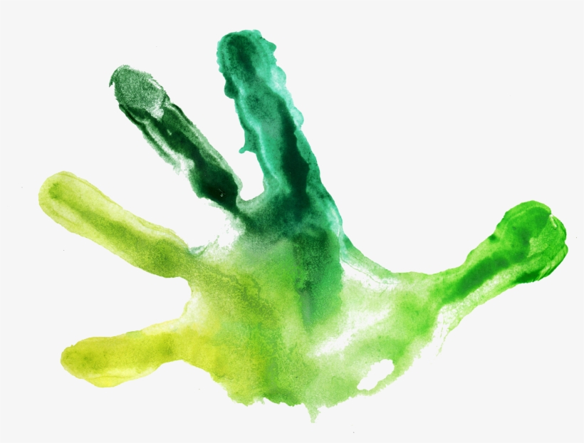 Green Handprint Transparent Transparent PNG - 1819x1344 - Free Download ...