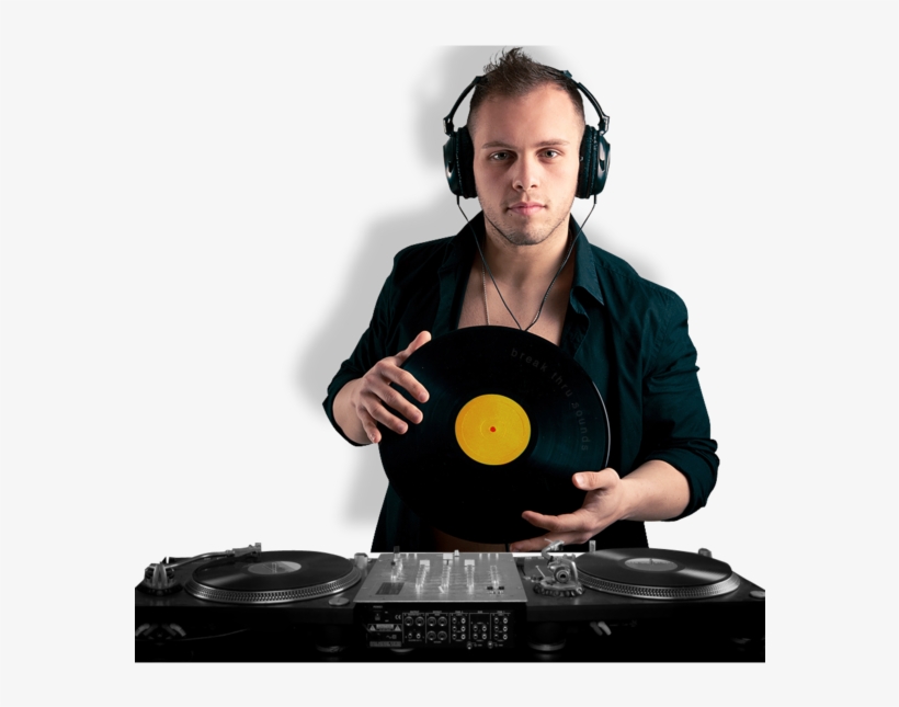 Dj Guy - Dj Man Player Transparent PNG - 575x600 - Free Download on NicePNG