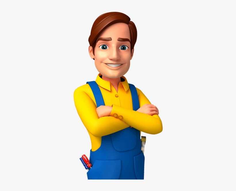 Services-guy - Cartoon Transparent PNG - 556x585 - Free Download on NicePNG