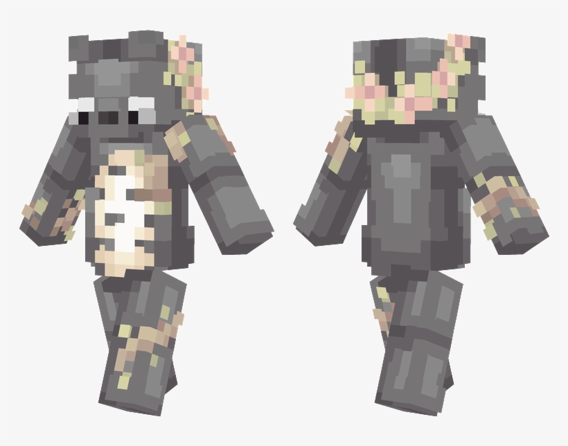 Cute Totoro - Minecraft Wizard Skin Transparent PNG - 804x576 - Free ...