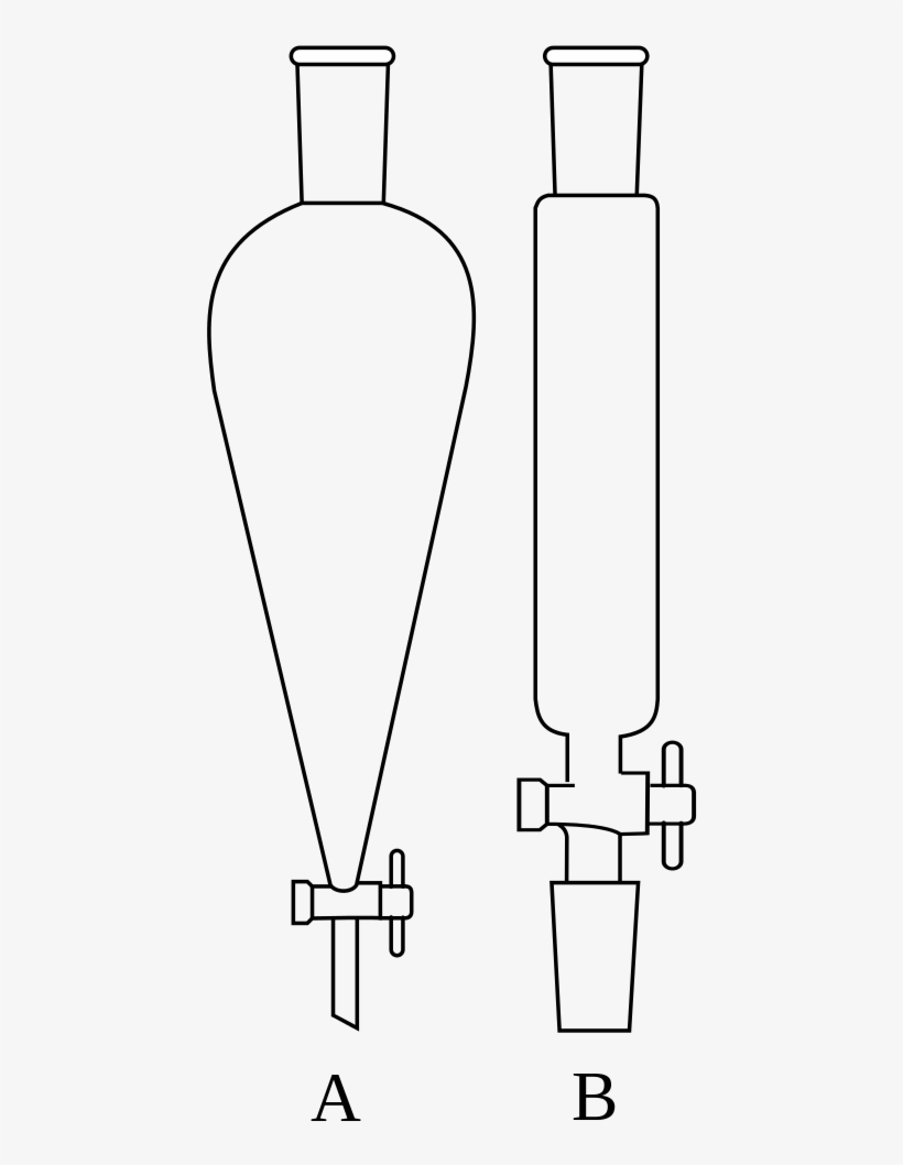 File - Separatory Funnel-diagrams - Svg - Separatory Funnel Png ...