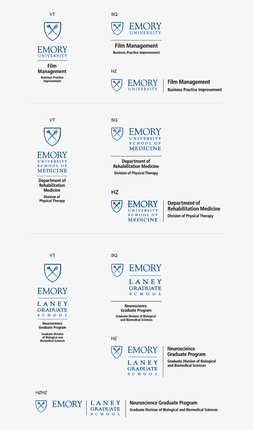 School-level Department And Division Logo - Emory University ...