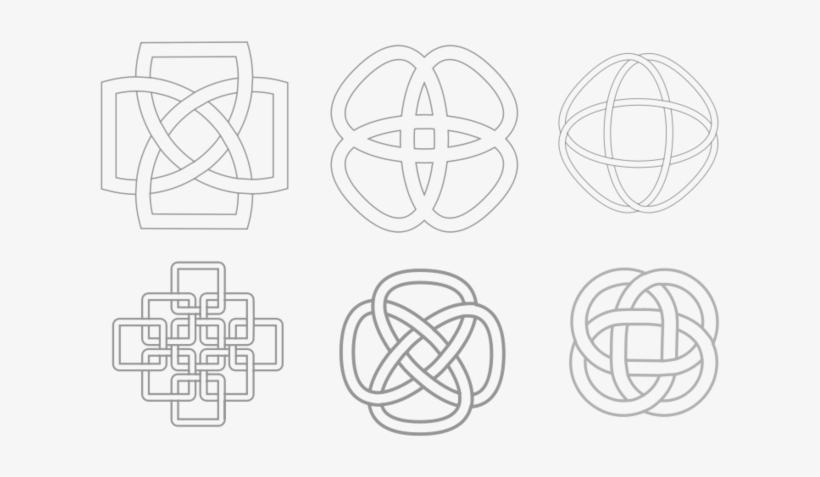 Celtic Inspired Knots Free Download - Simple Celtic Knot Drawing Transparent PNG - 678x480 ...