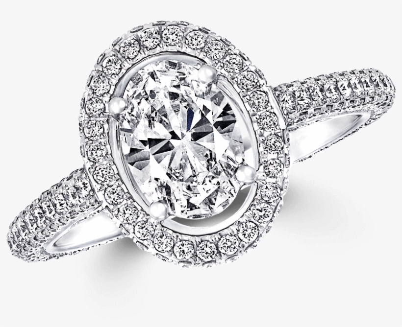 A Graff Oval Shape Diamond Constellation Engagement - Graff Oval ...