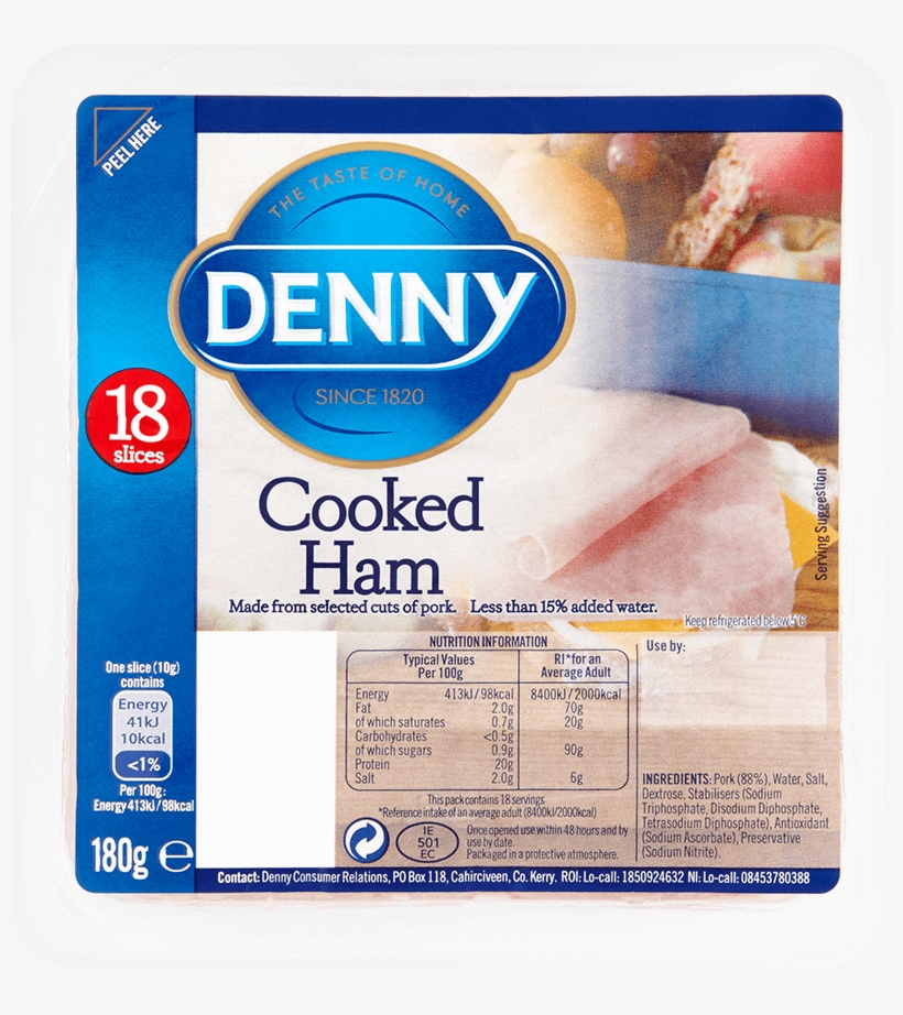 Denny Cooked Ham Transparent PNG - 800x842 - Free Download on NicePNG