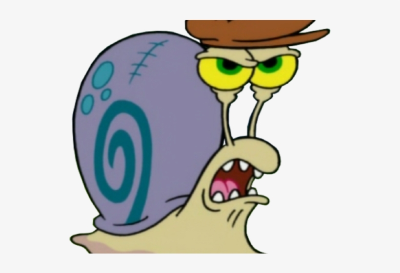 Snail Clipart Angry - Gary The Snail Angry Transparent PNG - 640x480 ...