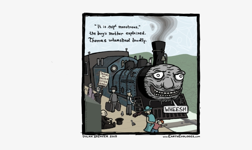 And Then His Boiler Explodes - Thomas The Train Explodes Transparent ...