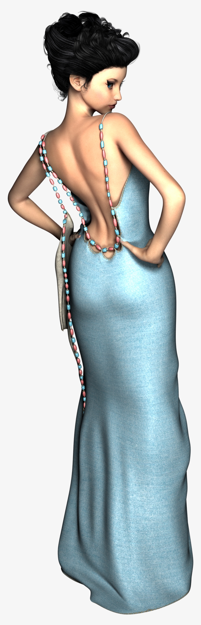 Woman Standing Model 3d Render 1290082 - Modèle Femme 3d Transparent ...