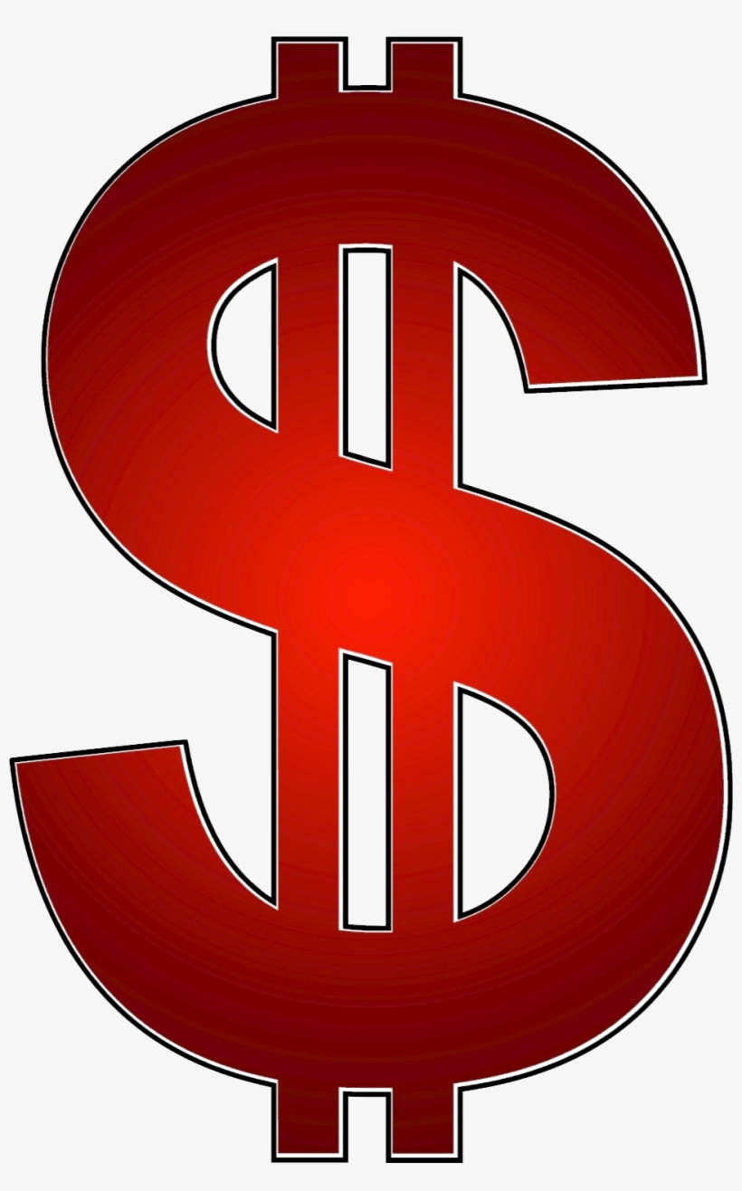 Red Dollar Sign Transparent PNG - 962x1498 - Free Download on NicePNG