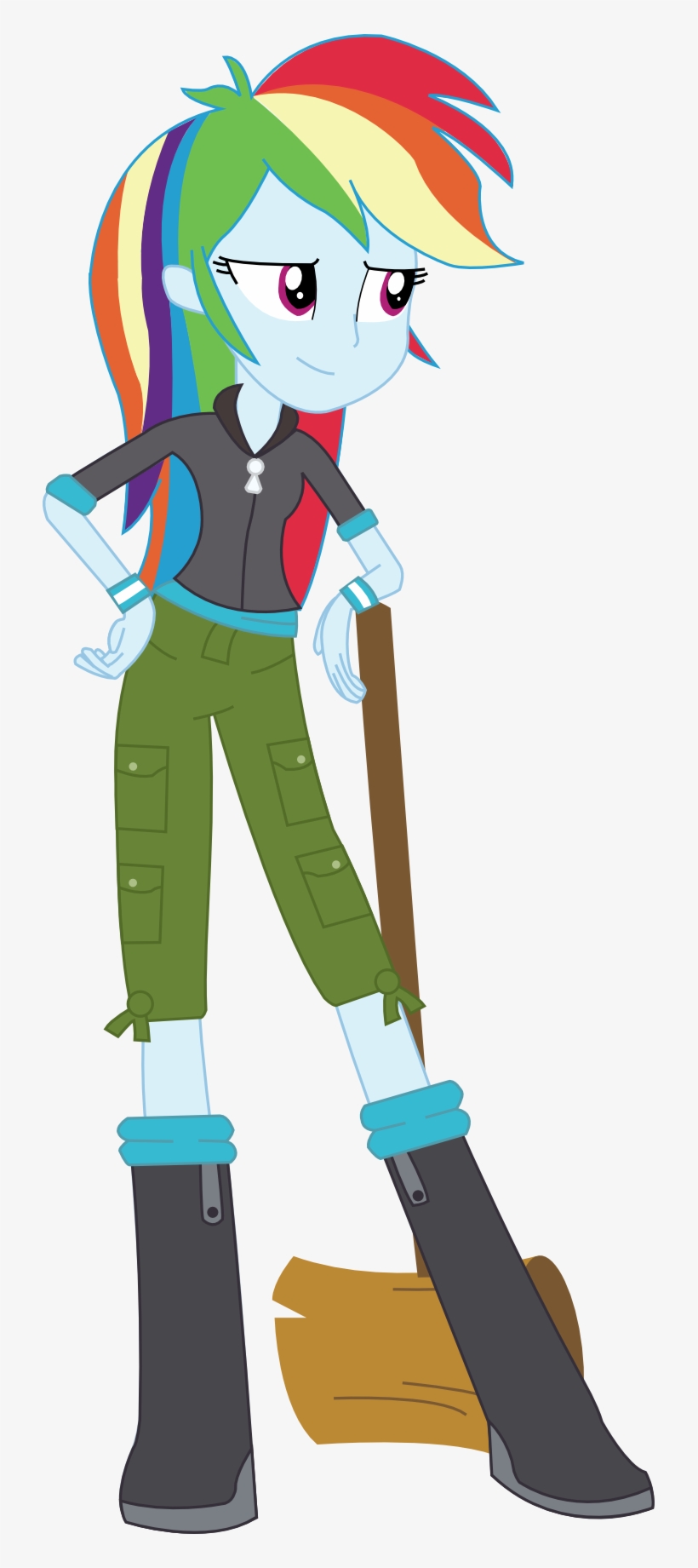 Equestria Girls Rainbow Dash Vector