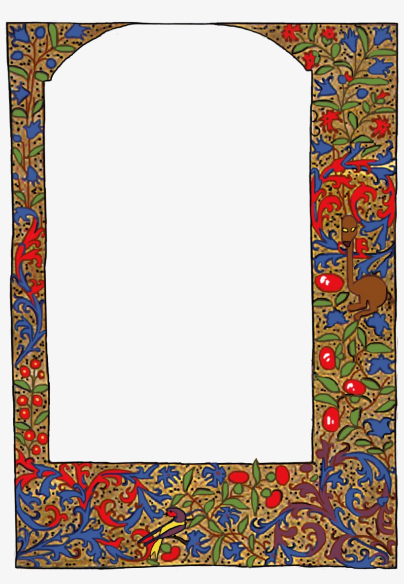 Download Medieval Border Frame - Medieval Illumination Frame Png - HD ...