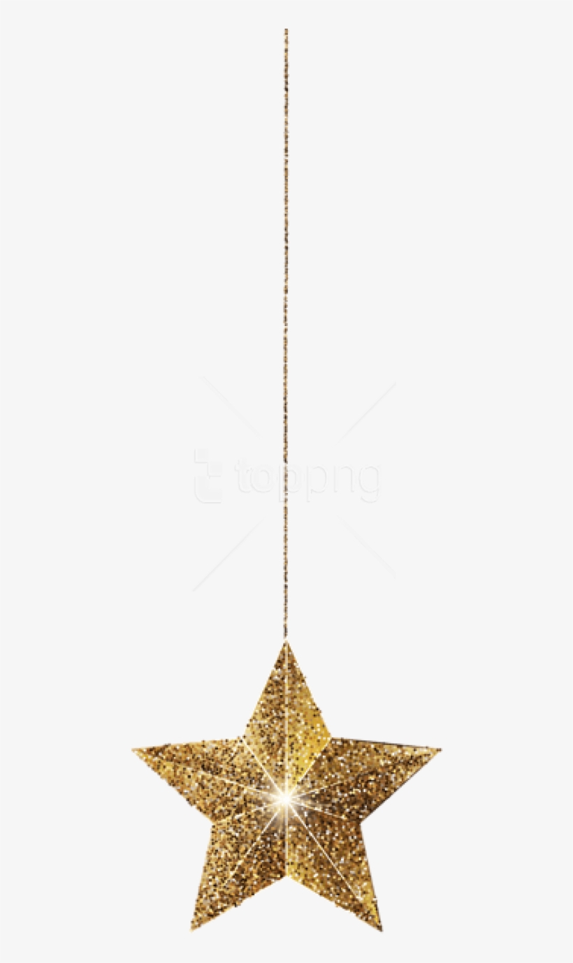 Free Png Golden Hanging Star Png Images Transparent - Chain Transparent ...