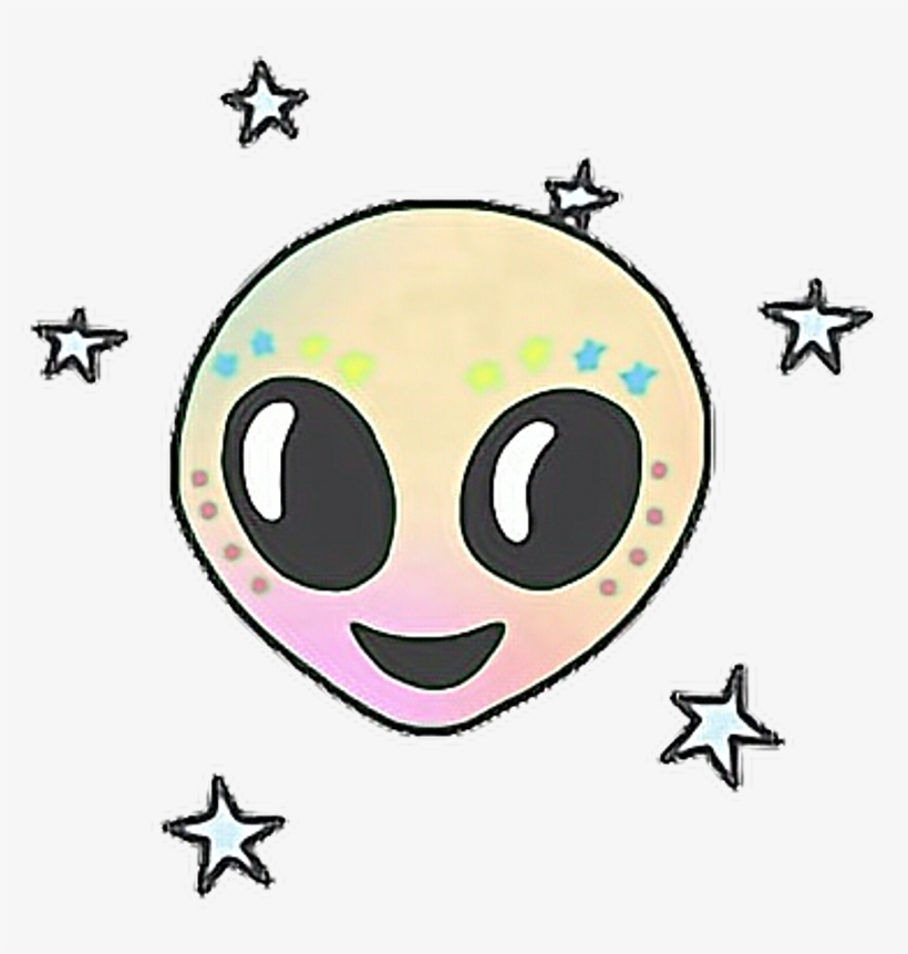 Alien Tumblr Space Ftestickers - Overlays Tumblr Alien Transparent PNG ...