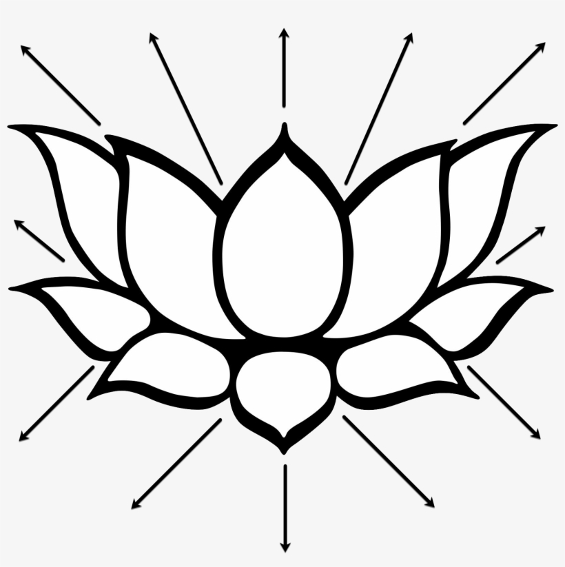 Lotus-light Healing Session - Lotus Flower Drawings Outlines ...