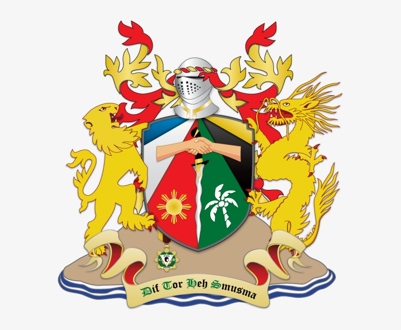 Gyronny Of 6 Azure, Argent, Gules, Vert, Sable And - Coat Of Arms ...