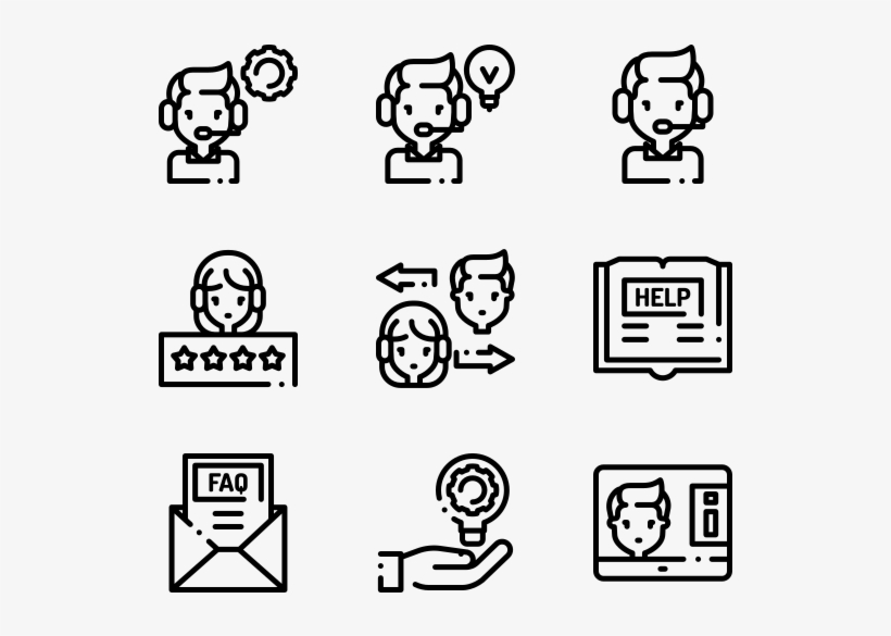 Customer Service - Work Icons Transparent PNG - 600x564 - Free Download ...