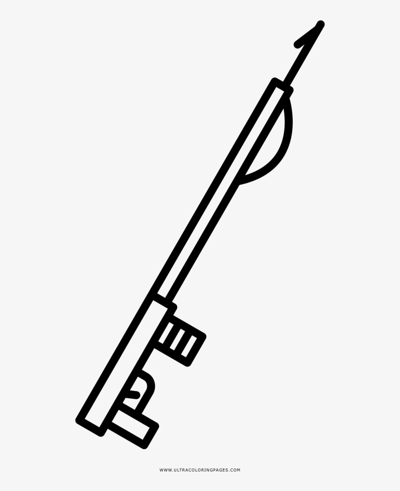 Harpoon Coloring Page - Dibujo De Arpon Transparent PNG - 1000x1000 ...