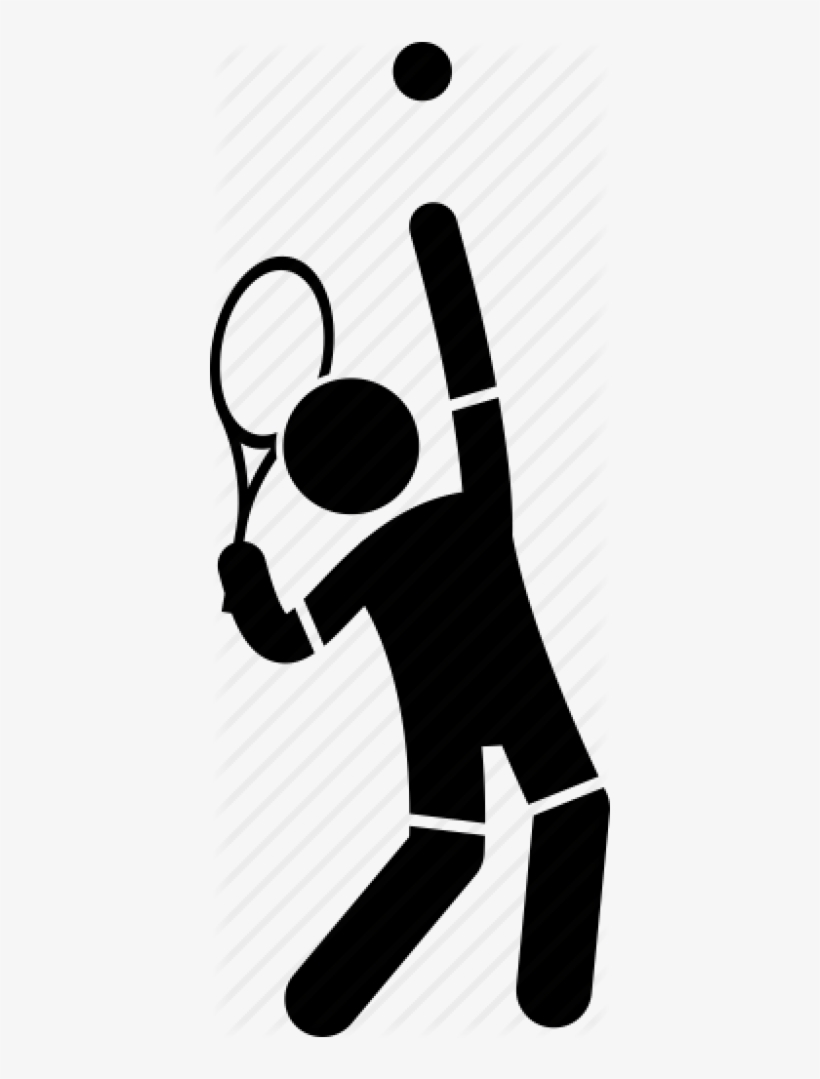 Ball, Player, Serve, Serving, Tennis, Throw Icon - Tennis Serve Png ...