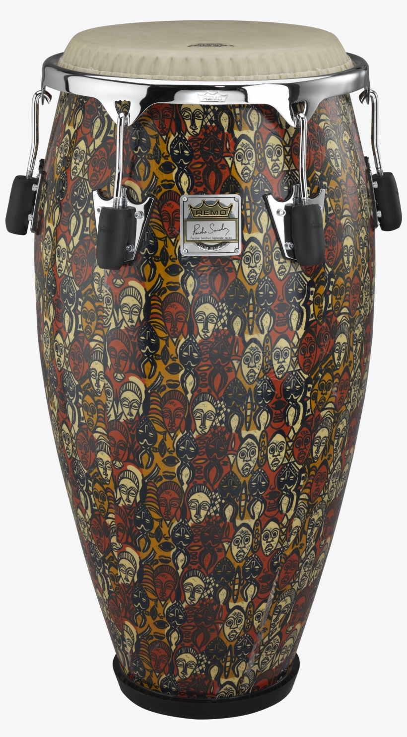 Remo Valencia Poncho Sanchez Conga Drum Multi Mask, - Conga Transparent ...