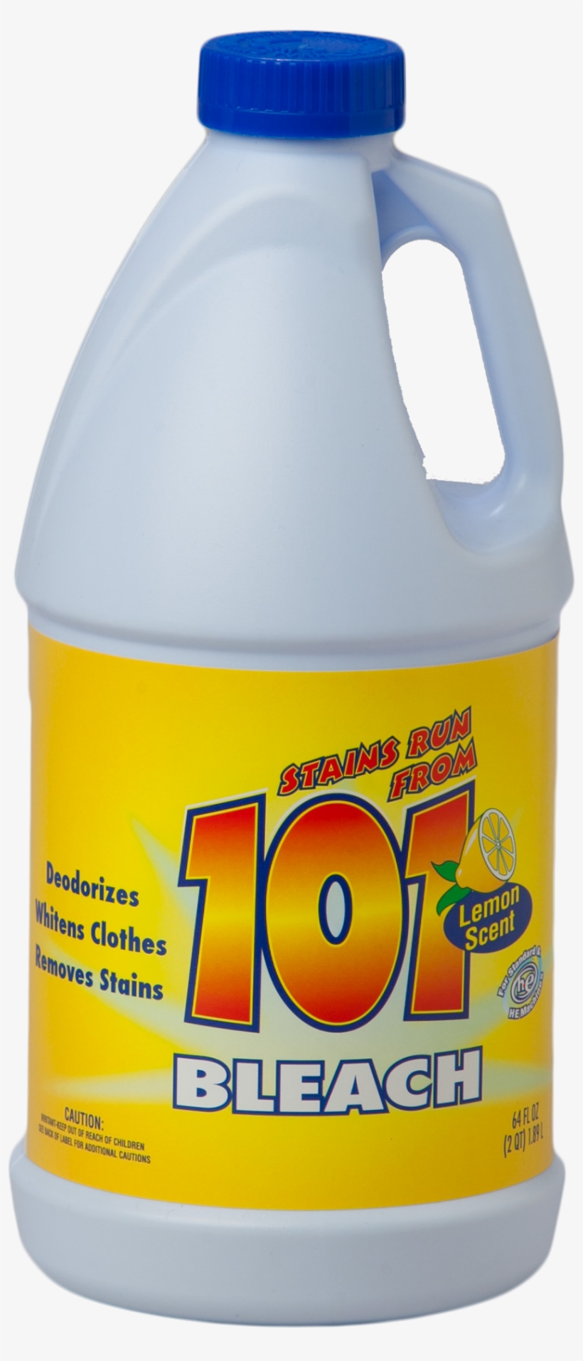 101 Bleach - 101 Bleach, Regular - 1 Gallon (3.79 Lt) Transparent PNG ...