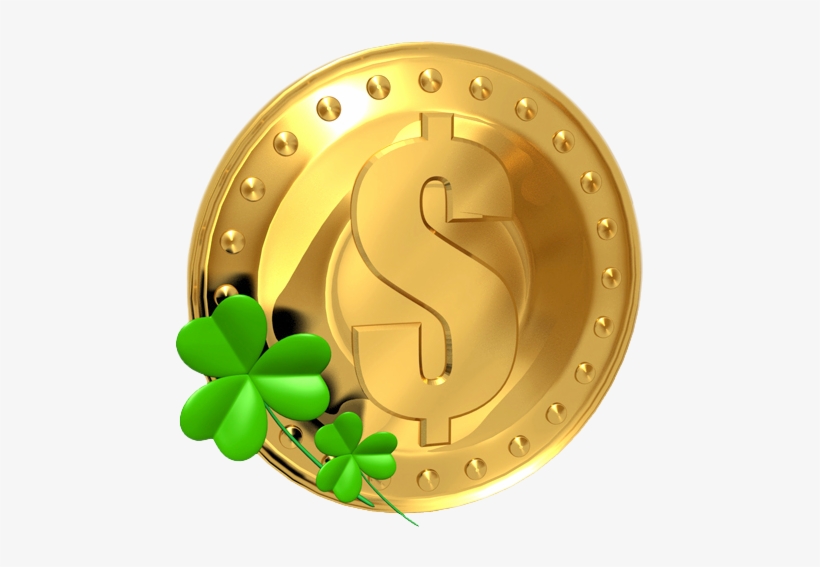 Irish Clipart Gold Coin - Gold Coins St Patricks Day Transparent PNG ...