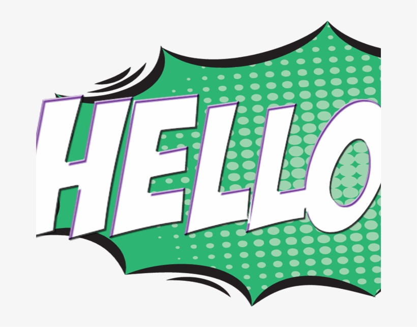 Download Hello Comic - Hello Comic Book - HD Transparent PNG - NicePNG.com