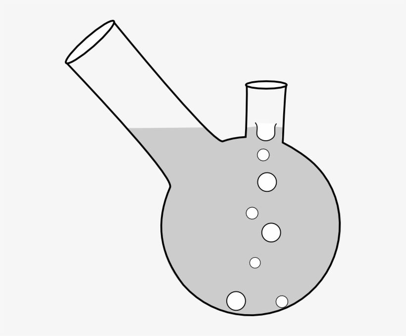 Free Vector Double Neck Boiling Flask Clip Art - Boiling Flask Clipart ...