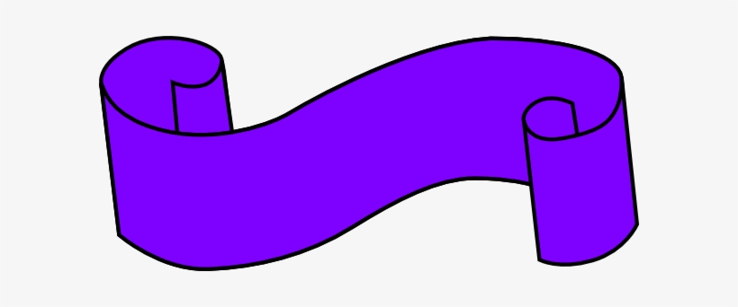 Purple Scroll Transparent PNG - 600x262 - Free Download on NicePNG