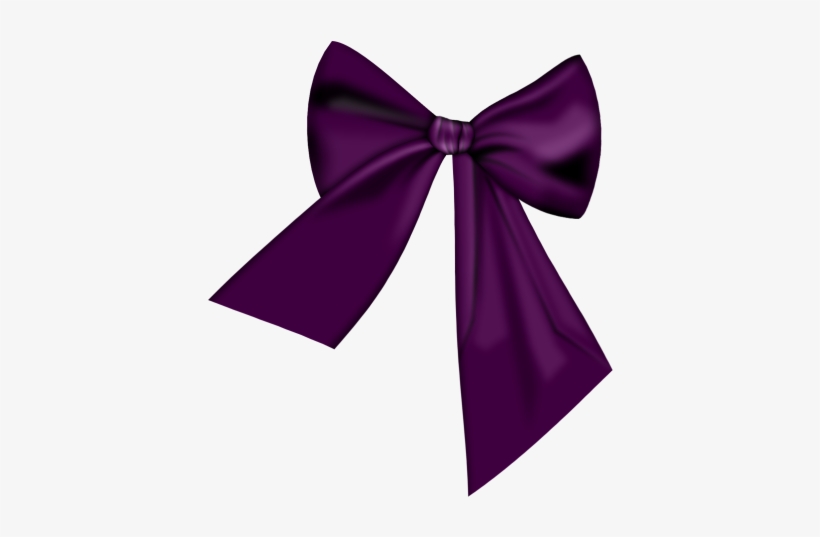 Purple Bow Png Transparent PNG - 445x491 - Free Download on NicePNG