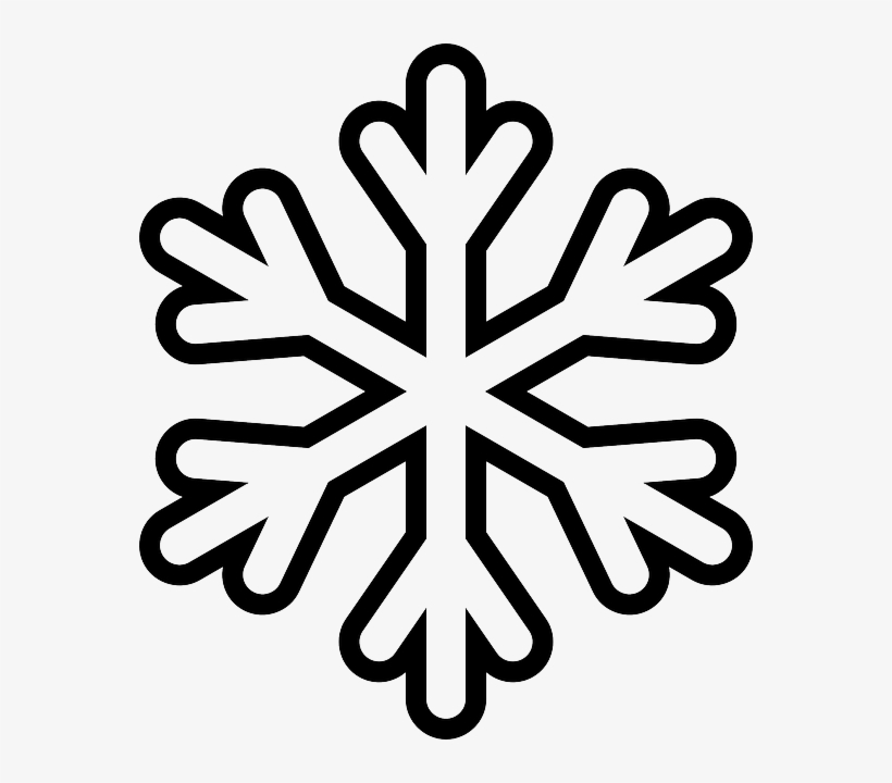 Snowflake, Crystal, Symmetry, Winter, Frost, Ice - Molde De Copo De ...
