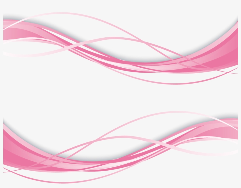 Image Free Library Curve Vector Wave - Transparent Pink Wave Png ...