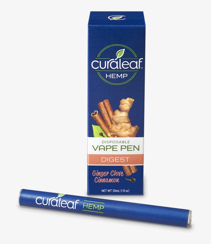 Curaleaf Hemp Disposable Vape Pen Cbd Oil Ginger Clove - Curaleaf Relax ...