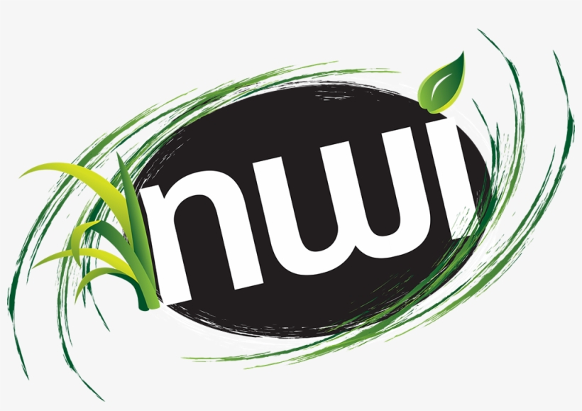 White Nwi Logo With Green And Black - Graphic Design Transparent PNG ...