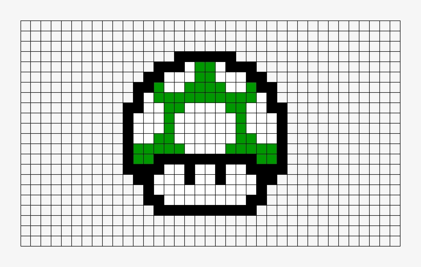 Mario Mushroom Pixel Art