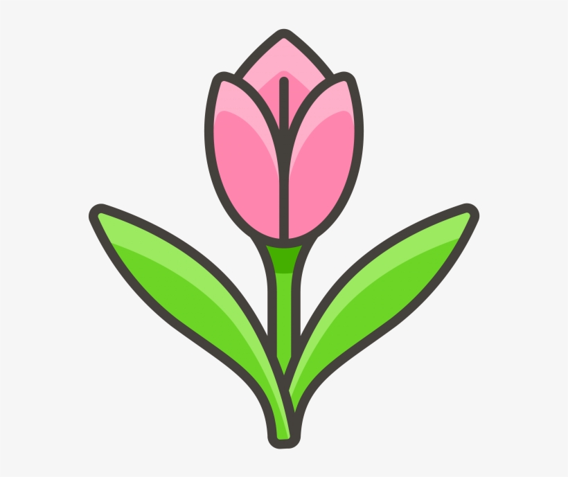 Tulip Emoji Icon - Emojis De Plantas Transparent PNG - 866x650 - Free ...
