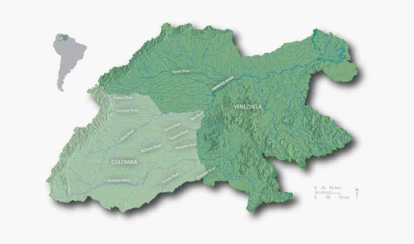 Orinoco River On Map