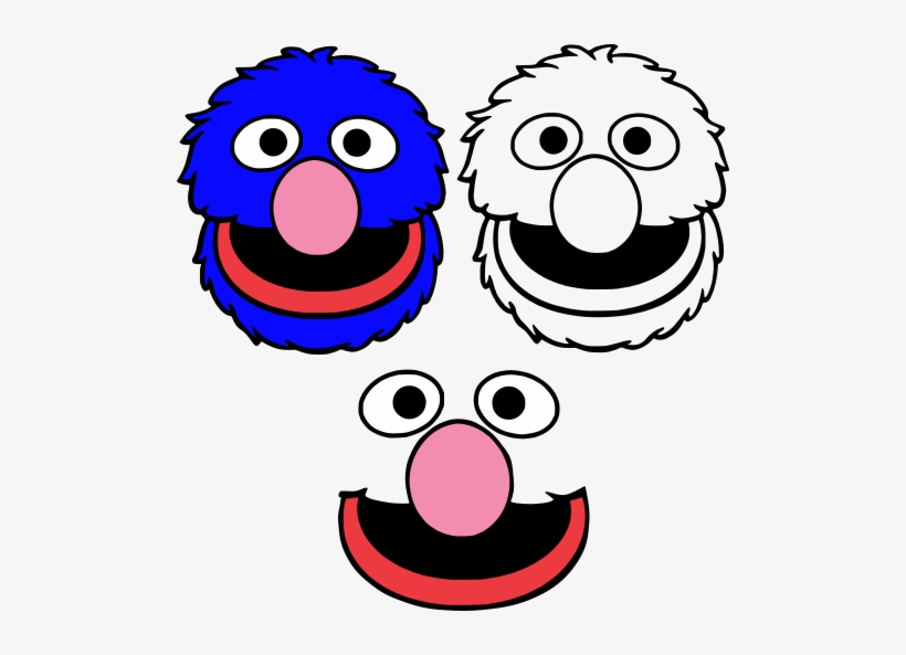 Grover Face Transparent PNG - 500x513 - Free Download on NicePNG