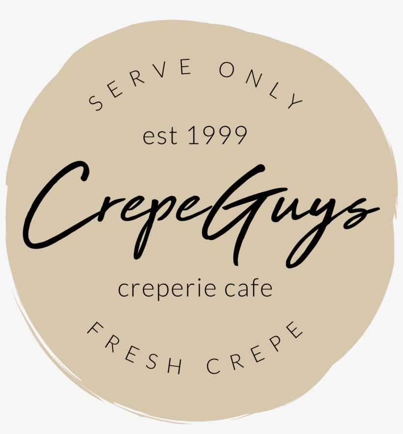 Serve Only Fresh Crepe - Circle Transparent PNG - 3000x3112 - Free ...
