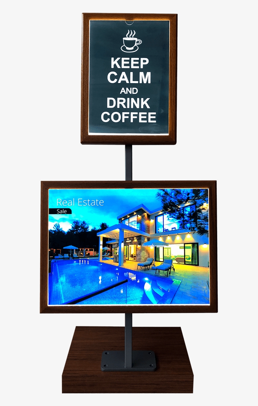 Wooden Frames - Led-backlit Lcd Display Transparent PNG - 567x1211 ...