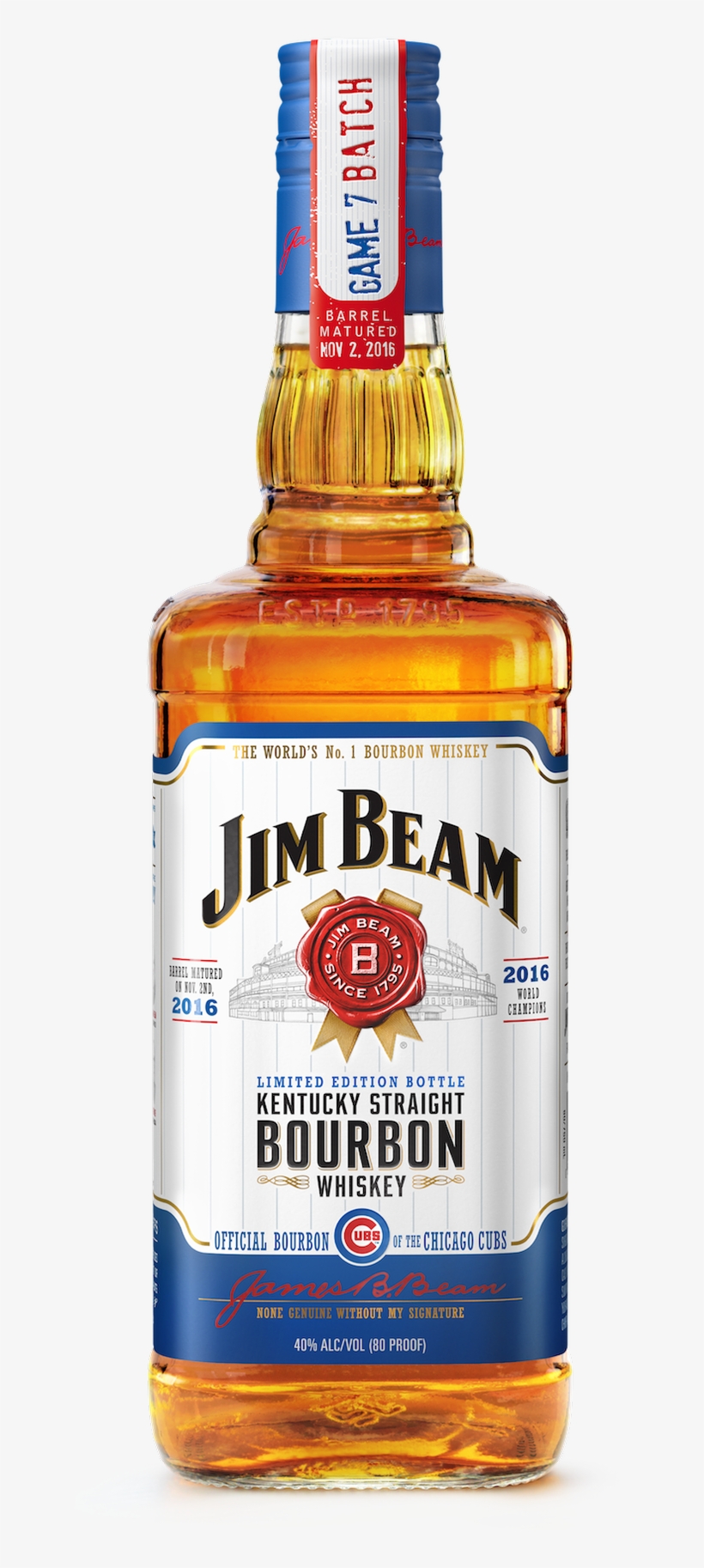 Beam Chicago Png - Jim Beam Cubs Game 7 Batch Transparent PNG ...