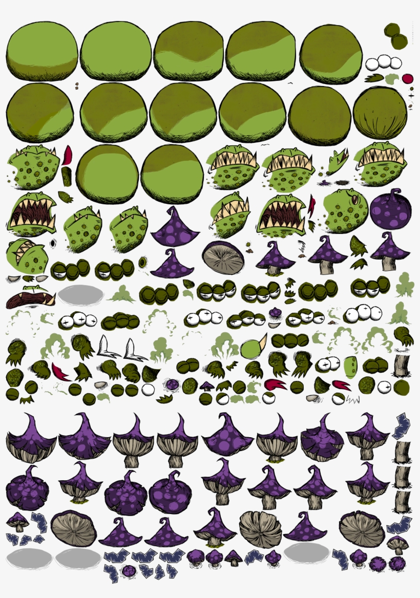 Toadstool Textures - Don T Starve Toadstool Transparent PNG - 2048x2874 ...