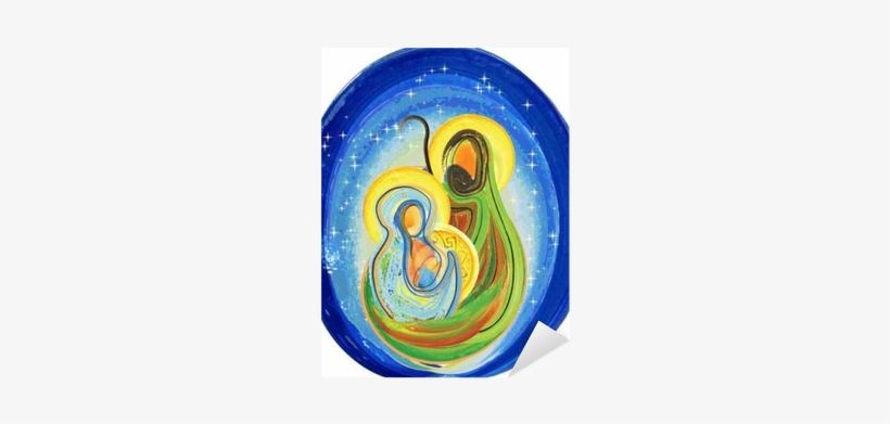 Christmas Religious Nativity Scene, Holy Family Abstract - Holy Family ...