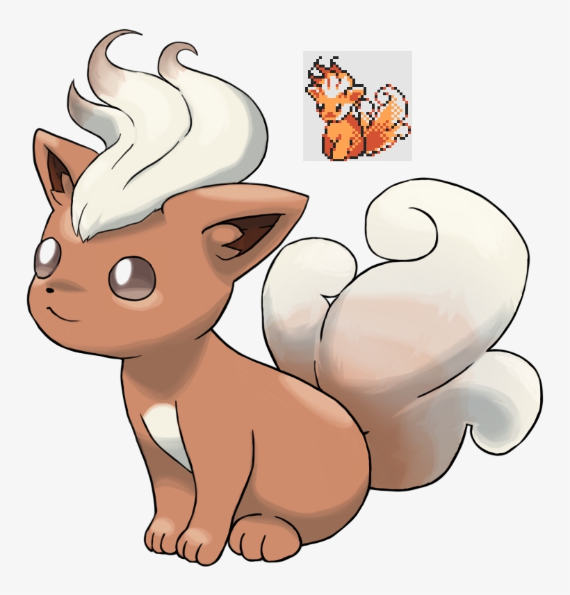 I Drew Baby Vulpix/mikon - Beta Baby Vulpix Transparent PNG - 1145x874 ...