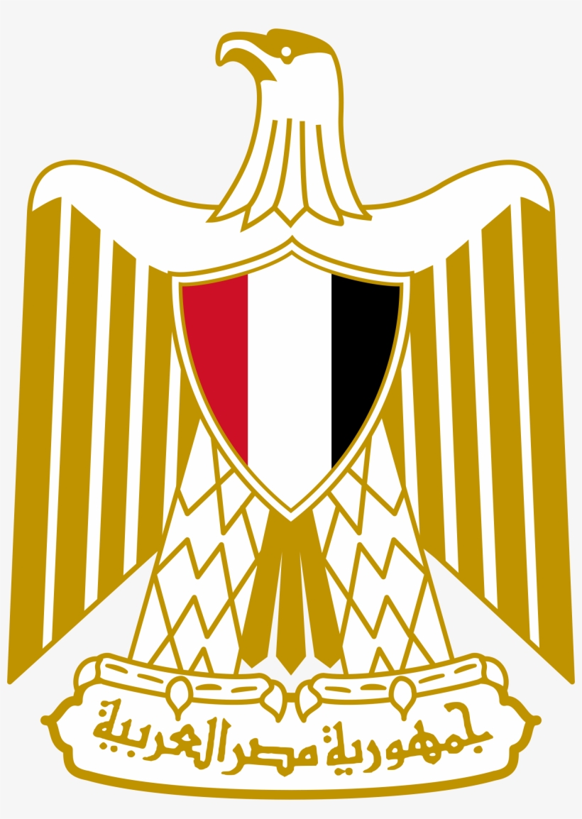 Parliament Of Egypt - Escudo De La Bandera De Egipto Transparent PNG ...