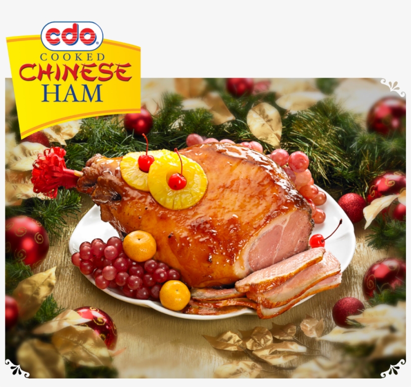 Cdo Christmas Selection Chinese Ham - Cdo Chinese Ham Transparent PNG ...