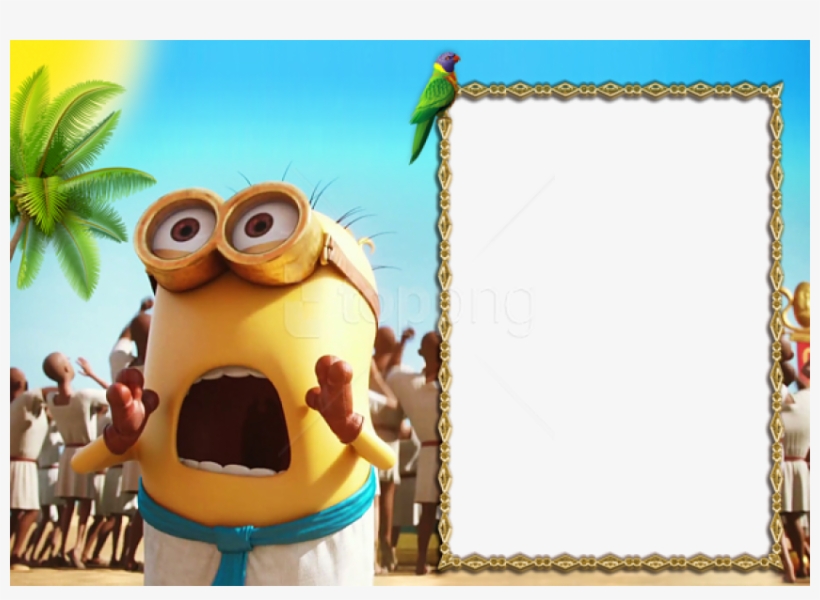Free Png Best Stock Photos Minions 2015 Kids Frame - Minions Frame ...