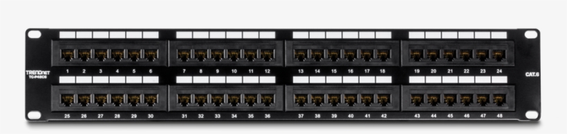 48-port Cat6 Unshielded Patch Panel - Klark Teknik Active Splitter ...