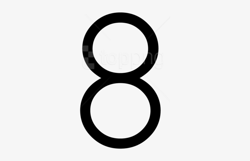 Download Free Png Number 8 Black And White Png Images Transparent ...