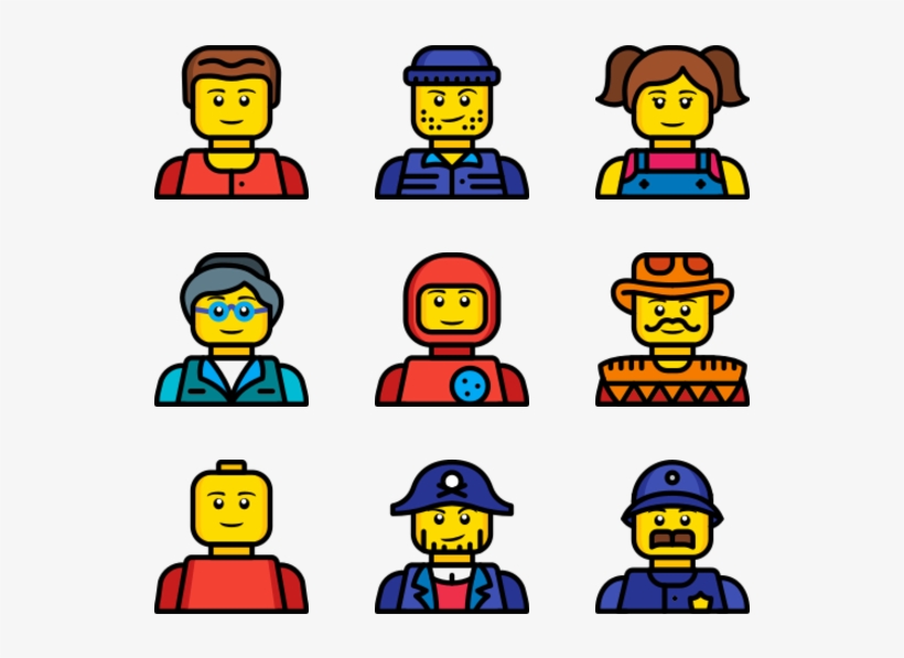 Lego Avatars - Cartoon Transparent PNG - 600x564 - Free Download on NicePNG