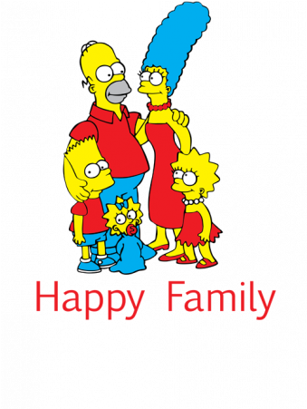 Download Simpsons-simpsons Happy Family - Wake Up (lily, I Love You ...